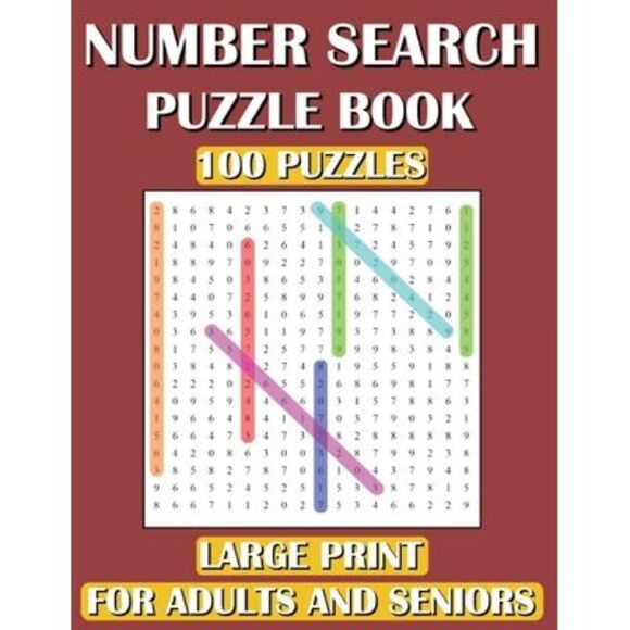 Prime Puzzlers | Other | Number Search Puzzle Book 0 Puzzles Large ...